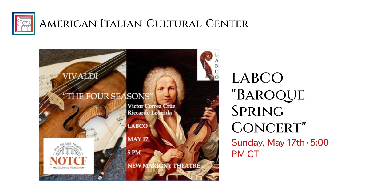 LABCO "Baroque Spring Concert" | AICC