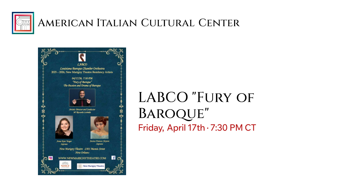 LABCO "Fury of Baroque" | AICC